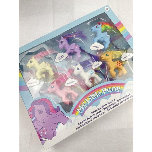 Hasbro | Toys | My Little Pony Retro Rainbow Mane 6 Figures 3 | Poshmark